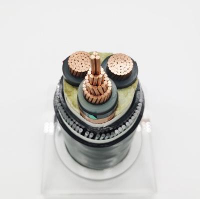 China Medium Voltage 33KV XLPE Cable YJV32 3 Core Steel Wire Armoured Cable for sale
