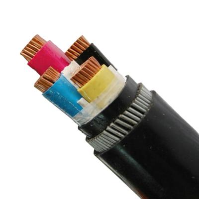 China CU/PVC/SWA/PVC Copper Conductor SWA NYRY Low Voltage Electrical Cable For Tunnel for sale
