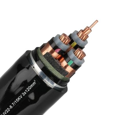 China HV Steel Tape Armored Cable YJV22 XLPE Insulated Cable IEC60502 Standard for sale