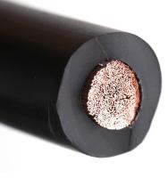 China 1/0 2/0 3/0 4/0 AWG Welding Cable Single Copper Core Black for sale
