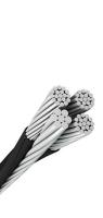 China XLPE Insulated Aerial Bundle Cable 3+1 Core Quadruplex Aluminum Wire for sale