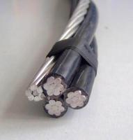 China XLPE Insulated Aerial Bundle Cable 3+1 Core Quadruplex Aluminum Wire for sale