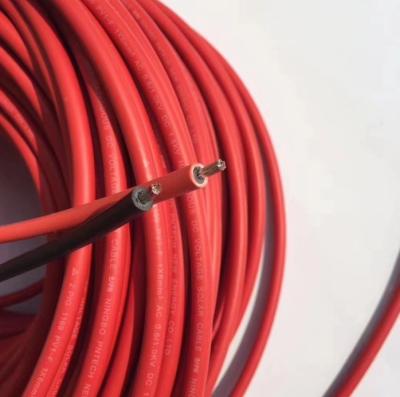 China Low Voltage 1 copper core XLPE sheathed Solar Cable PV Wire Cable 4 SQMM for sale