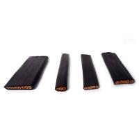 China Waterproof 300/500V Rubber Sheathed Cable 3 Core Flat Submersible Cables for sale