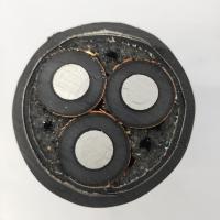 China 8.7/15KV Medium Voltage Cables YJLV22 AL XLPE Insulated Black for sale