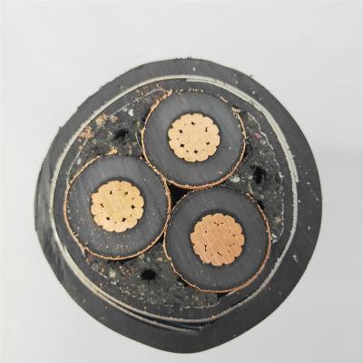 China Outdoor 18/30KV 3 Phase Armoured Cable 3 Core Copper Armoured Cable for sale