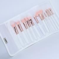 China Exceptional Cosmetic Makeup Brush Set Rose Gold High Gloss Durable Quality for sale