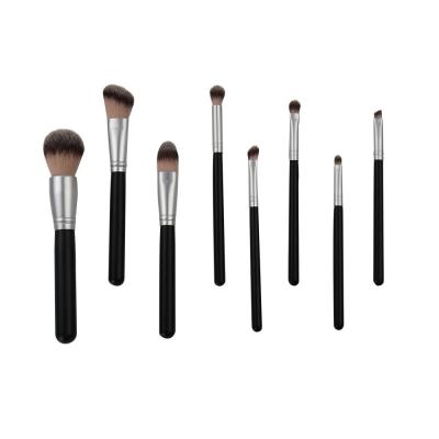 China 8 Piece Synthetic Hair Makeup Brush Set Vegan Cruelty Free Custom Logo OEM for sale