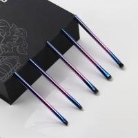 China Gradient Color Oval Makeup Brush Kit 10 Pieces Synthetic Hair for Face Makeup for sale