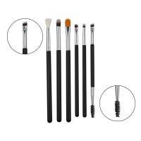 China Classic Aluminum Ferrule Eyeshadow Makeup Brush Set For Professional Blending for sale