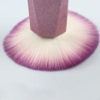 China Vegan Kabuki Face Powder Brush with Ergonomic Handle for Mineral Blush Application for sale