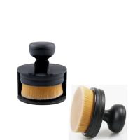 China Seamless Look Black Liquid Foundation Brush Thoughtfully Crafted Great for sale
