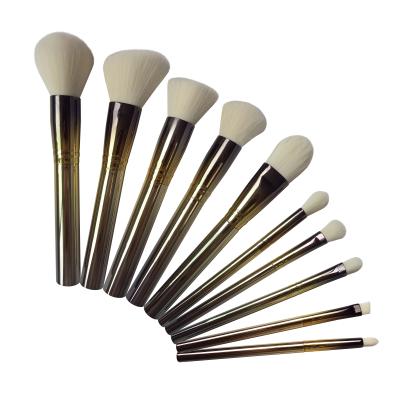 China Seamless Result Cosmetic Brush Set Gradient Color Perfect High Gloss Surface for sale