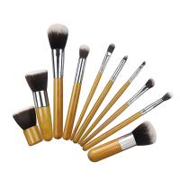 China Effortless Beauty Tools Makeup Brushes Premium Bamboo Material for sale