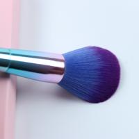 China Gradient Color Handcrafted Makeup Beauty Brushes High Glossy for sale