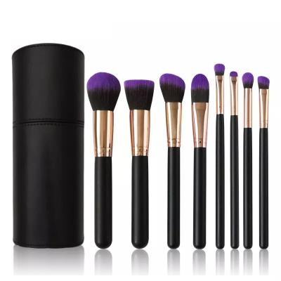 China Eight Pieces Per Set Vegan Makeup Brush Set Private Label Acceptable for sale