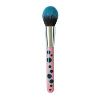 China Dots Pattern Single Makeup Brush Tapered Bristle Face Blush Brush 1pc Synthetic Hair for sale