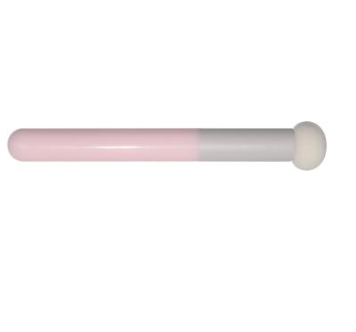 China Plastic Handle Single Makeup Brush Sponge Face Blender 1pc Conceal Tool for sale
