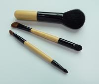 China 3pcs Cosmetic Brush Set , Mini Makeup Brushes For Travel  for sale