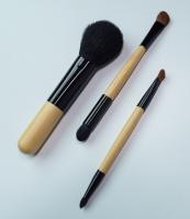 China 3pcs Cosmetic Brush Set , Mini Makeup Brushes For Travel  for sale
