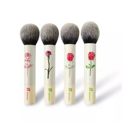 China Soft Dense Single Makeup Brush 1pc Synthetic Blusher Face Powder Brush for sale