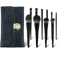 China 10pcs Premium Cosmetic Makeup Brush Set Cruelty Free Microcrystalline Hair Rubber Oil Processing for sale