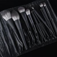 China 10pcs Premium Cosmetic Makeup Brush Set Cruelty Free Microcrystalline Hair Rubber Oil Processing for sale