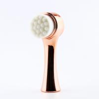 China Double Surface Manual Facial Cleansing Brush Soft Synthetic Hair Silicone 7-10 Day Sample for sale