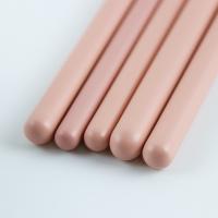 China 5pcs Eyeshadow Brush Set Classic Pink Wooden Handle Cruelty Free Customizable for sale