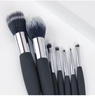 China 7 Pieces Luxury Travel Makeup Brush Set Easy Grip Durable Plastic Handle for sale