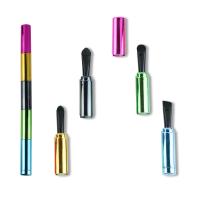 China 4 in 1 Eye Makeup Brush Set Synthetic Hair Plastic Handle Custom Colors OEM for sale