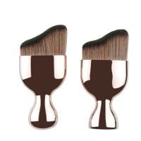 China Luxury Rose Gold Kabuki Cosmetic Brush for sale