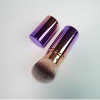 China Travel Mini Retractable Makeup Brush Cruelty Free Synthetic Hair 2.0g for sale