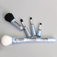 China Personalized Travel Eyeshadow Brush Set Blending 4 In 1 Blue for sale