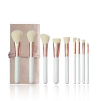 China 9 Piece Full Face Makeup Brush Set with Vegan Bristles and Cosmetic Bag for sale