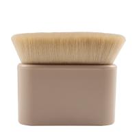 China Synthetic Kabuki Brush for Body and Face Foundation Powder Blush Bronzer 100pcs MOQ for sale