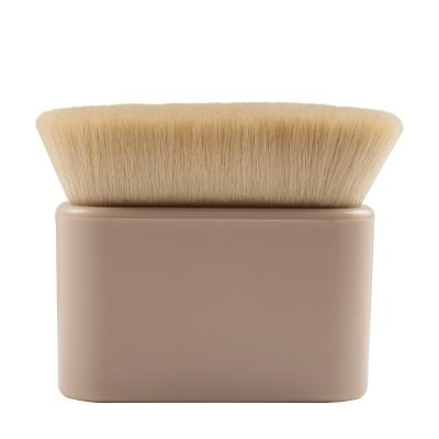 China Synthetic Kabuki Brush for Body and Face Foundation Powder Blush Bronzer 100pcs MOQ for sale