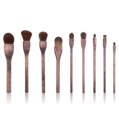 China All Solid Wood cosmetic Brush Set for full face makeup setting for sale