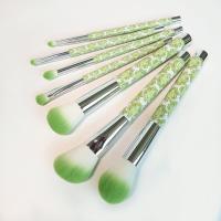 China 7 Pieces Oval Makeup Brush Set Beauty Green Forest Endless Fun for sale