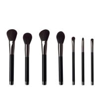 China 7 Piece Synthetic Hair Makeup Brush Set Custom Logo Vegan Cruelty Free Face Brushes for sale