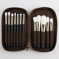 China Professional Travel Makeup Brush Set 12pcs with Portable Cosmetic Bag Synthetic Hair for sale