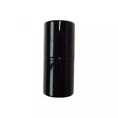 China Retractable Kabuki Makeup Brush Black Synthetic Hair Aluminum Handle Single for sale