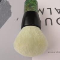 China Powder Kabuki Cosmetic Brush with Vivid Waterweeds Design Single Brush Synthetic Hair 1 Piece for sale