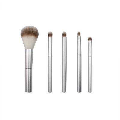China Portable Travel Makeup Brush Set Wooden handle Customized Makeup Tool Kit for sale
