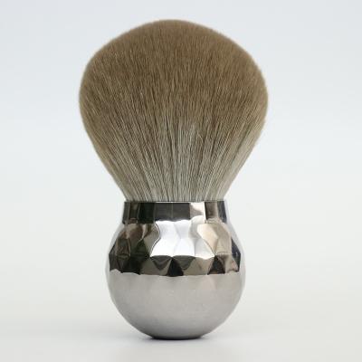 China Synthetic Kabuki Makeup Brush for Loose Powder 15cm Flexible Bristles Custom Logo for sale
