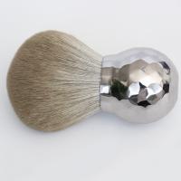 China Synthetic Kabuki Makeup Brush for Loose Powder 15cm Flexible Bristles Custom Logo for sale