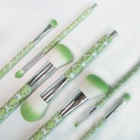 China 7Pcs Synthetic Makeup Brush Set with Aluminum Ferrule for Powder Contour Blusher for sale