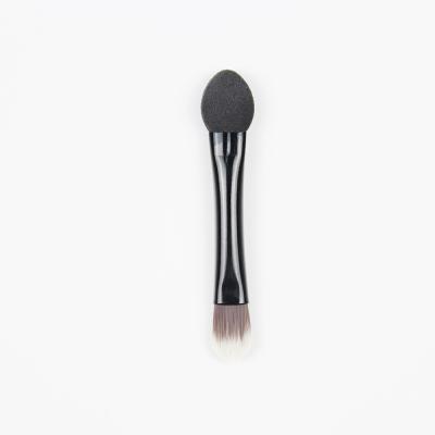 China Double Ended eyeshadow Brush Makeup Kit Aluminum Handle for sale