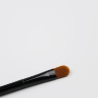 China Cosmetic Two Sided Makeup Brush Plastic Handle Aluminum Ferrule for sale