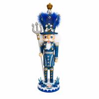 China Custom Blue Ocean King Trident Nutcracker for sale
